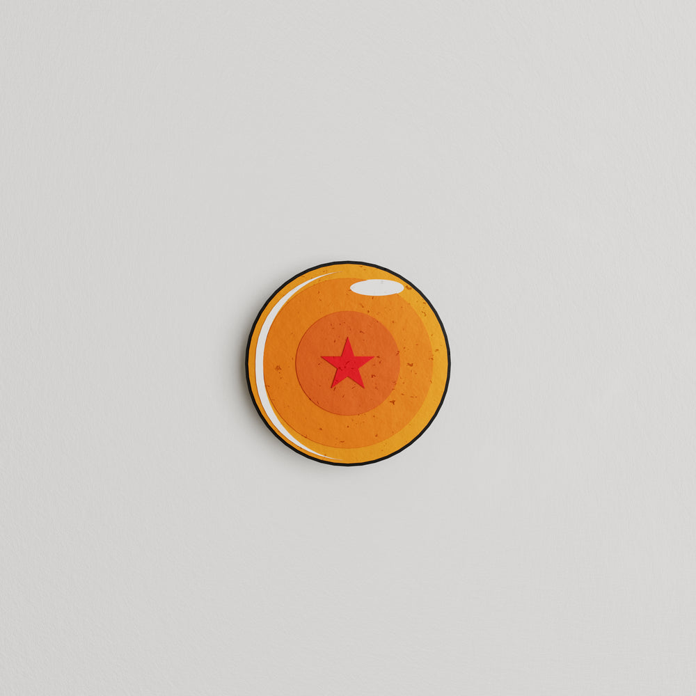 Star Orange Ball Patch